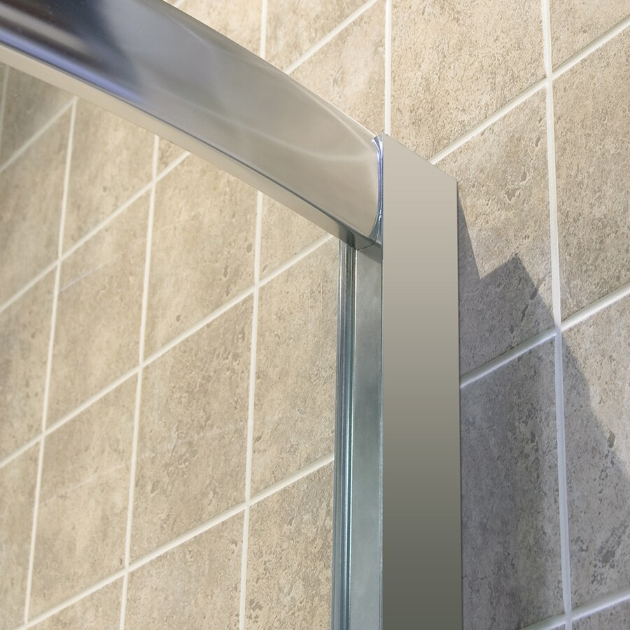 DreamLine Solo White Round (Off-center Drain) in the Shower Stalls ...