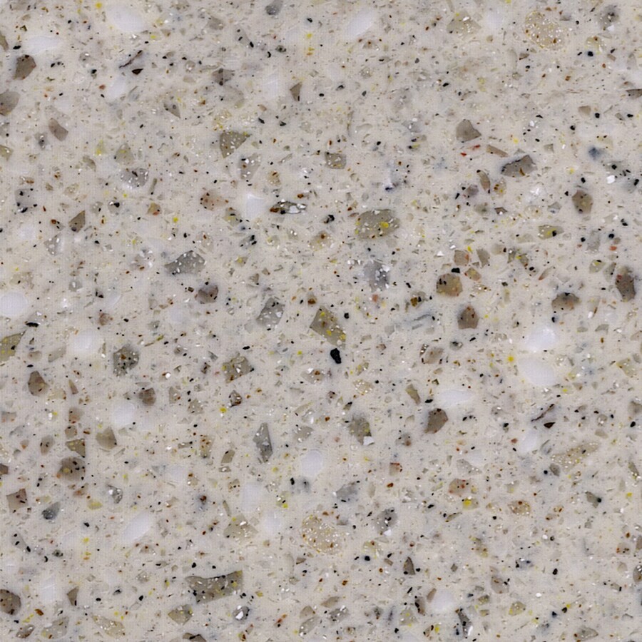 allen + roth A+R Solid Surface Sable Ridge Solid Surface Gray Kitchen ...