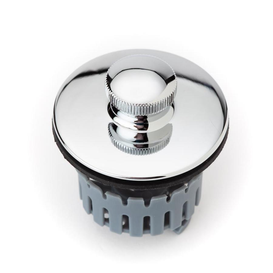 Drain Buddy 1.5-in Chrome Lift and Turn Drain with Plastic in the ...