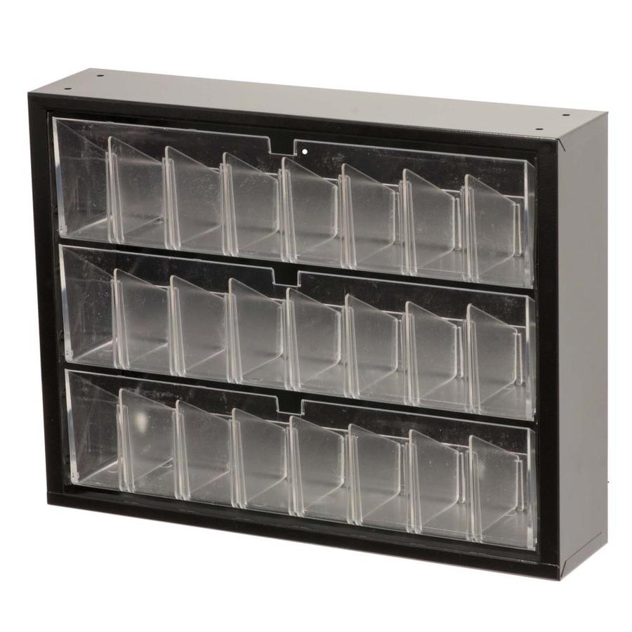 Craftline 19-in W x 14-in H x 4-in D Mountable 3-Tier Tip Out Storage ...