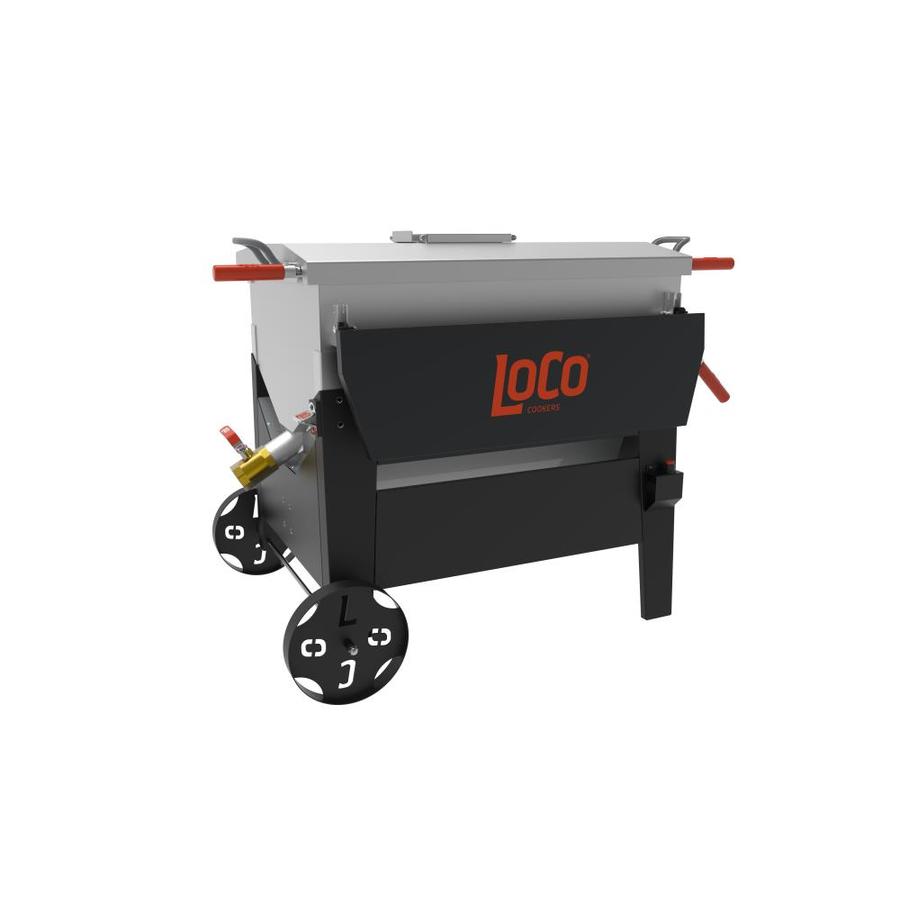 LoCo COOKERS 36.8-in Propane 20-lb Cylinder Manual Aluminum and Black ...