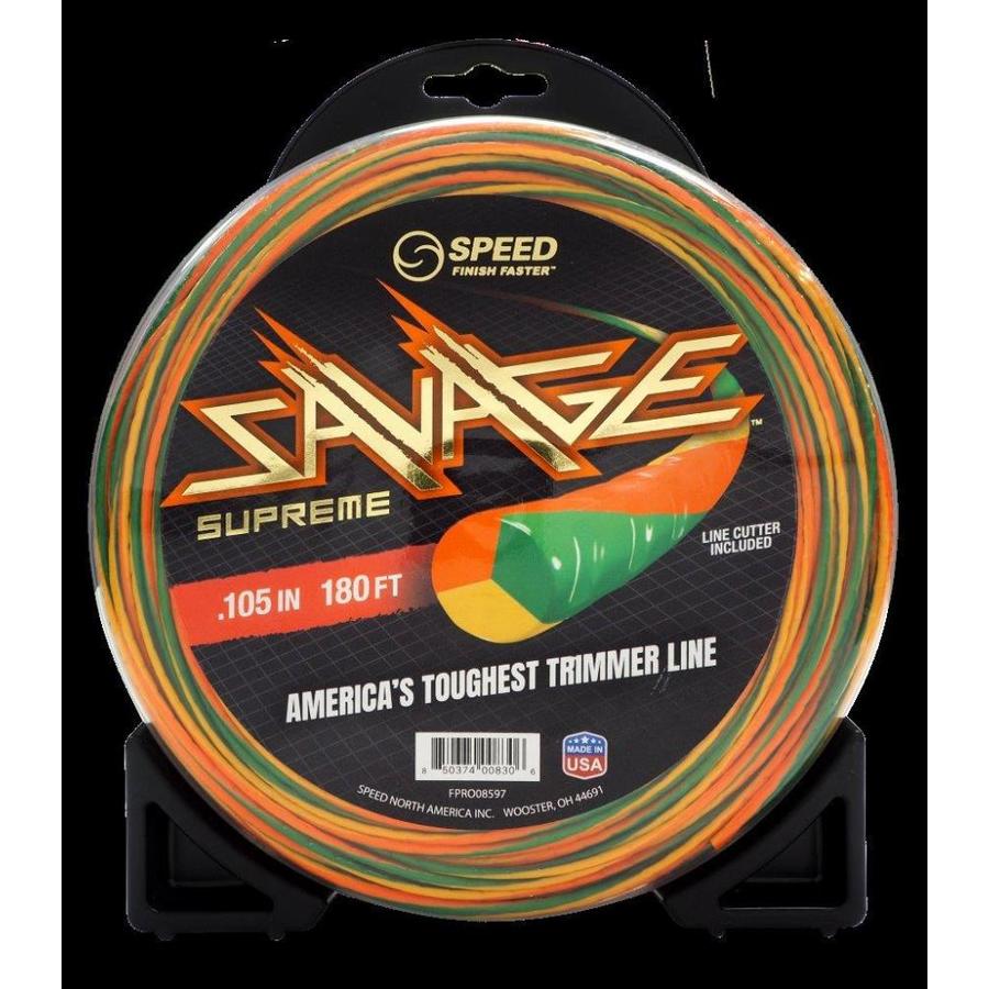 SPEED Speed Savage Supreme 0.105-in x 180-ft in the String Trimmer Line ...