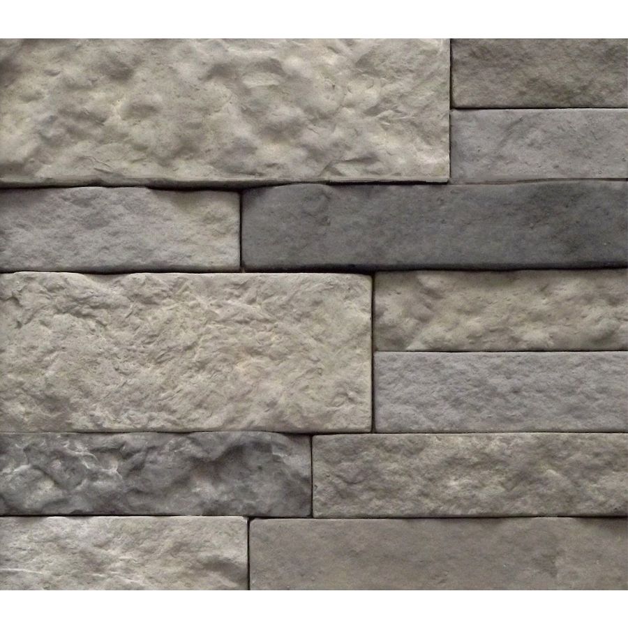 AirStone 6-lin ft Spring Creek Faux Stone Veneer in the Stone Veneer ...