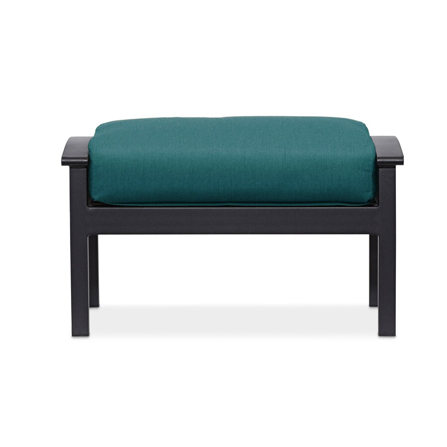 allen + roth Carrinbridge Brown Ottoman in the Outdoor Ottomans & Foot ...