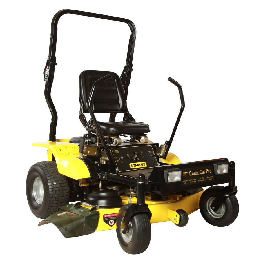 Stanley 20-HP V-Twin Dual Hydrostatic 48-in Zero-Turn Lawn Mower at ...