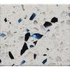 Curava Arctic Recycled Glass Kitchen Countertop Sample at Lowes.com