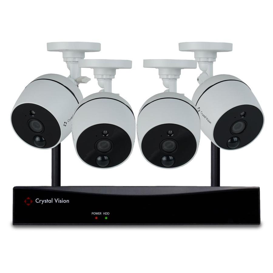 Crystal Vision Plug Wireless Outdoor Security Camera (4-Pack) in the ...