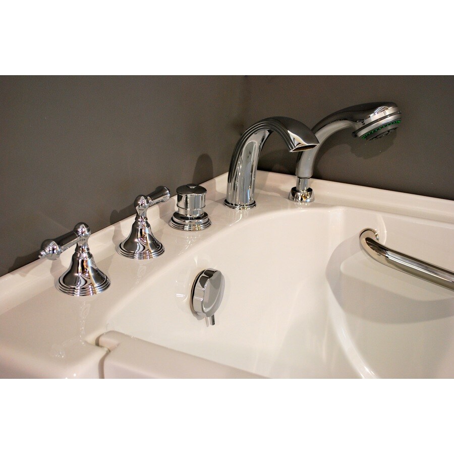 Total Care in Bathing BS Series 26-in x 53-in Gelcoat/Fiberglass ...