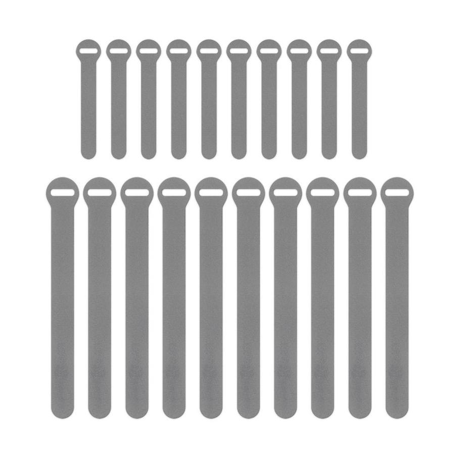 Wrap-It Self-Gripping Cable Tie 8-in x 0.75-in 20-Pack Gray Strap ...