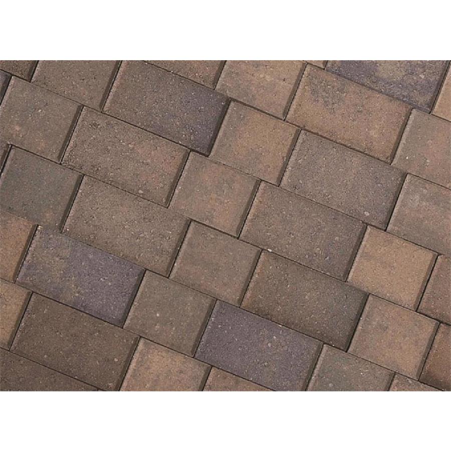 CastleLite Castle Stone Monterey Blend Concrete Paver (Common: 6-in x 9 ...