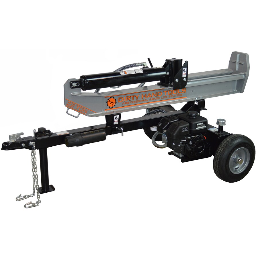 Dirty Hand Tools 22-Ton 196-cc Horizontal and Vertical Gas Log Splitter ...