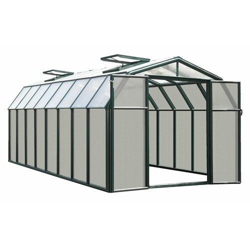 Rion 16.5-ft L x 8.5-ft W x 6.5-ft H Plastic Poly Sheeting Greenhouse ...