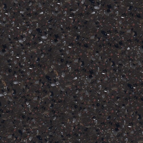 allen + roth Espresso Solid Surface Kitchen Countertop Sample in the ...