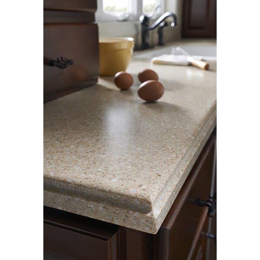 allen + roth Gravel Tan Solid Surface Kitchen Countertop Sample in the ...