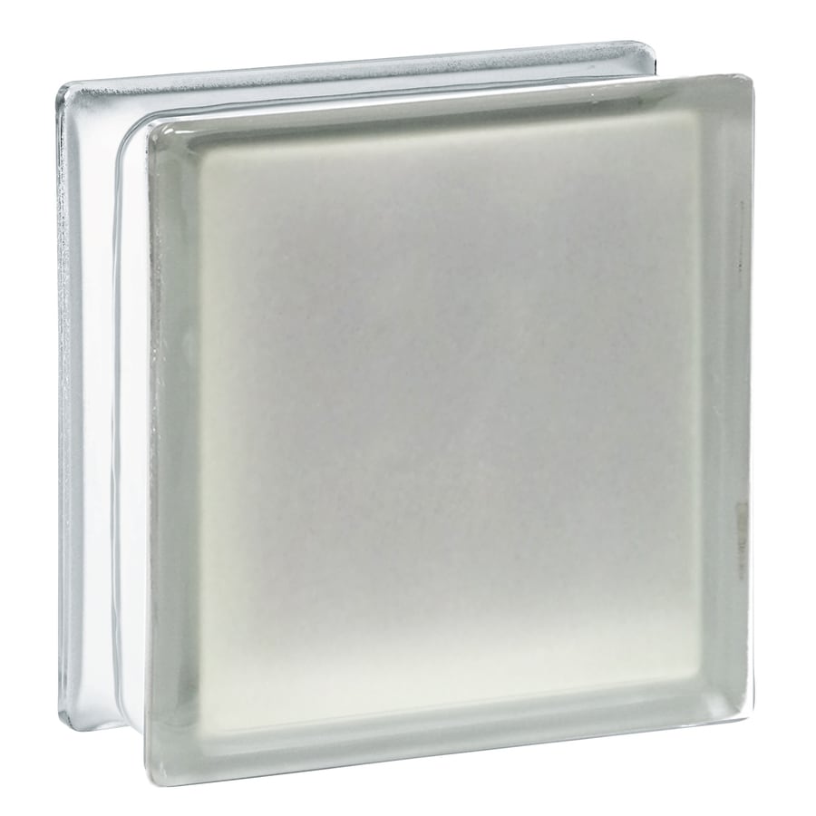 REDI2SET 10-Pack Clear Frosted Glass Block (Common: 8-in H x 8-in W x 3 ...