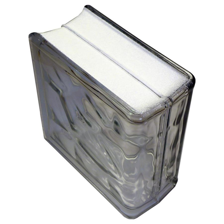 SEVES Glass Block Glass Block (Common: 8-in H x 8-in W x 4-in D; Actual ...