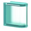 MyMINIGLASS Mint Crackled Glass Block (Common: 6-in H x 6-in W x 3-in D ...