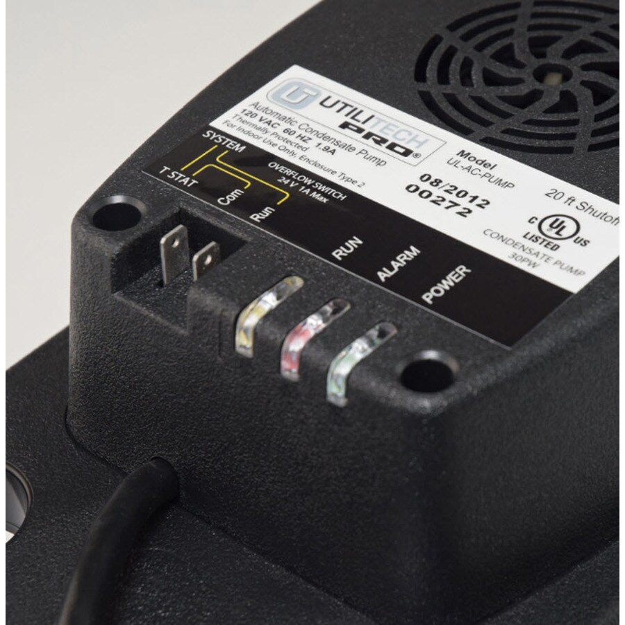 Shop Utilitech Pro 0.3-HP Thermoplastic Condensate Pump at Lowes.com