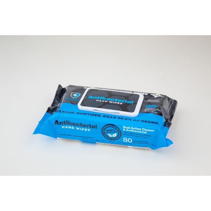 Crocodile Cloth Antibacterial Wipes, 80pk in the Hand Sanitizers ...