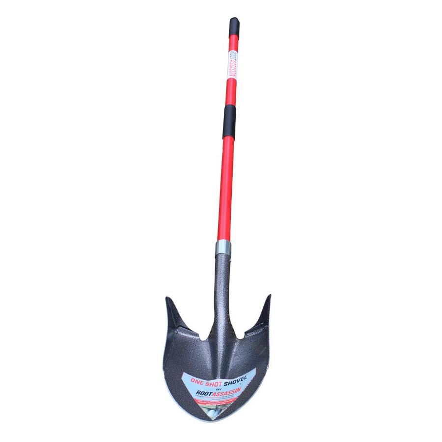 Root Assassin One Shot Shovel 60-in Poly Long-handle Digging Shovel at ...