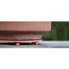 PlantJacks 1-in Brick Indoor/Outdoor Round Plastic Plant Stand at Lowes.com