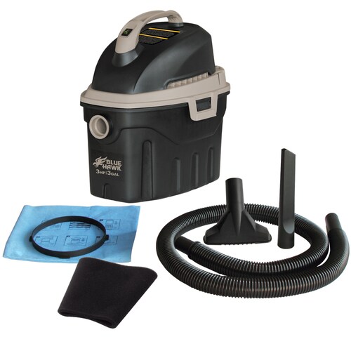 Blue Hawk 3-Gallon Portable Wet/Dry Shop Vacuum in the Shop Vacuums ...