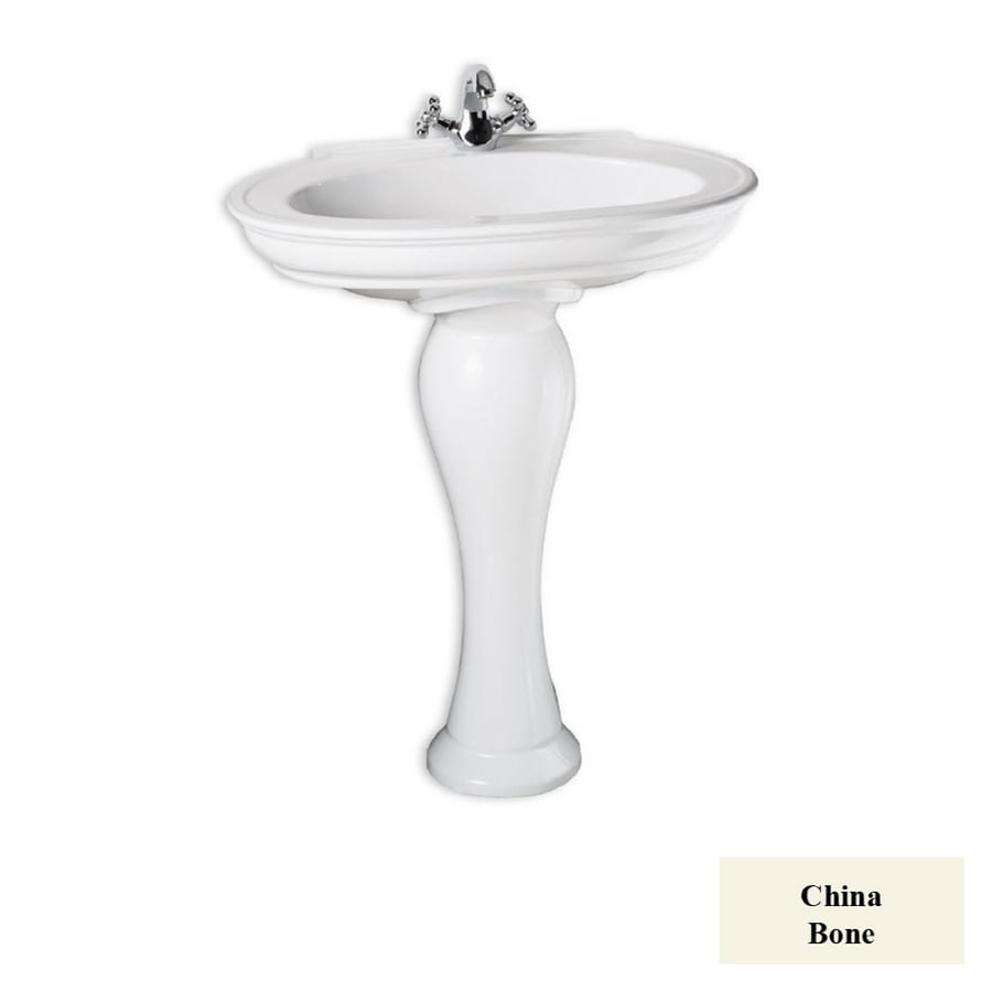 River's Edge Cote d'Azur Bone Complete Pedestal Lavatory at Lowes.com