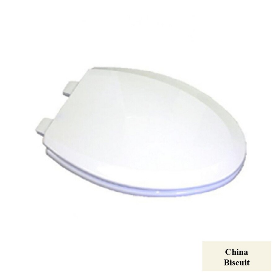 River's Edge Elongated Biscuit Toilet Seat at Lowes.com