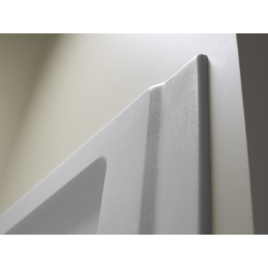 Sterling Advantage Biscuit Vikrell Wall and Floor 4-Piece Alcove Shower ...