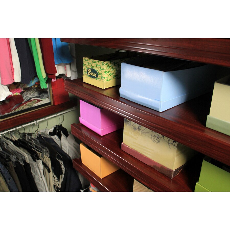 John Louis Home Renew Shelving 2-ft to 2-ft Cherry Adjustable Mount ...