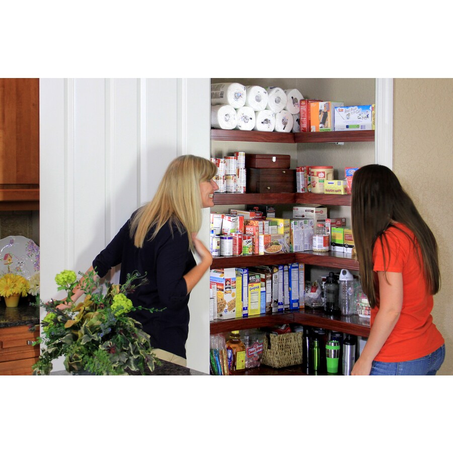 John Louis Home Renew Shelving 3-ft to 3-ft Cherry Adjustable Mount ...