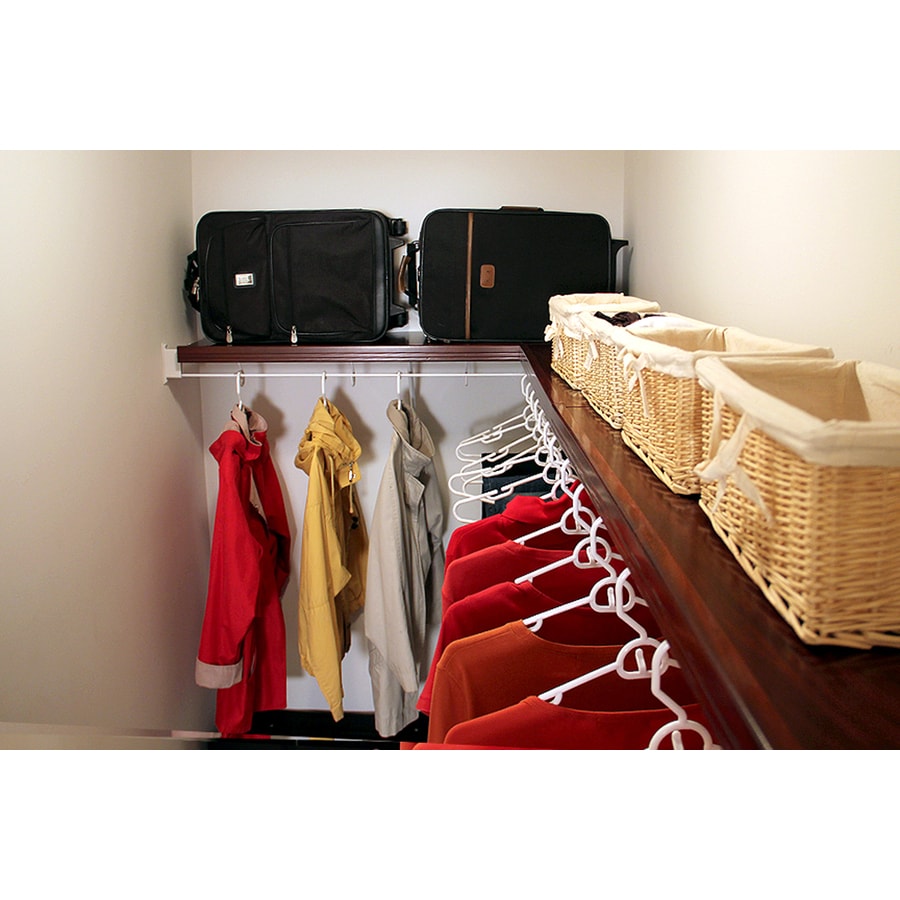 John Louis Home Renew Shelving 3-ft to 3-ft Cherry Adjustable Mount ...