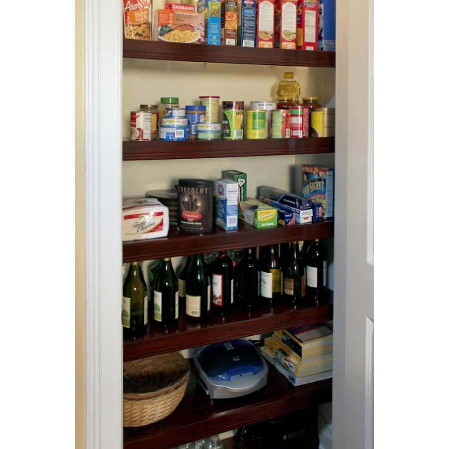 John Louis Home Renew Shelving 3-ft to 3-ft Cherry Adjustable Mount ...
