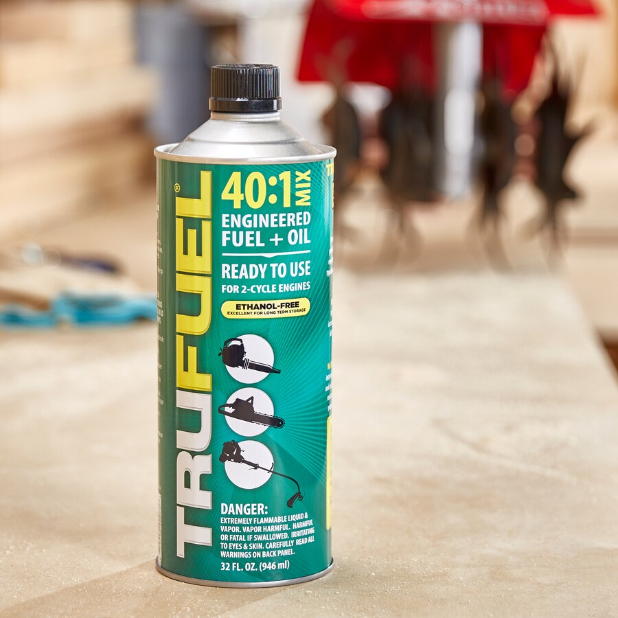 TRUFUEL 32-Pack-oz 40:1 Pre-blended 2-cycle Fuel in the Power Equipment ...