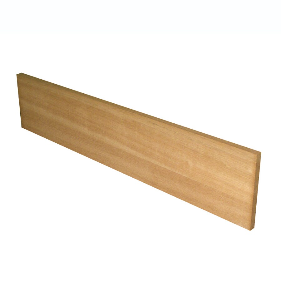 Stairtek 7.5-in x 36-in Unfinished Brazilian Cherry Wood Stair Riser in ...