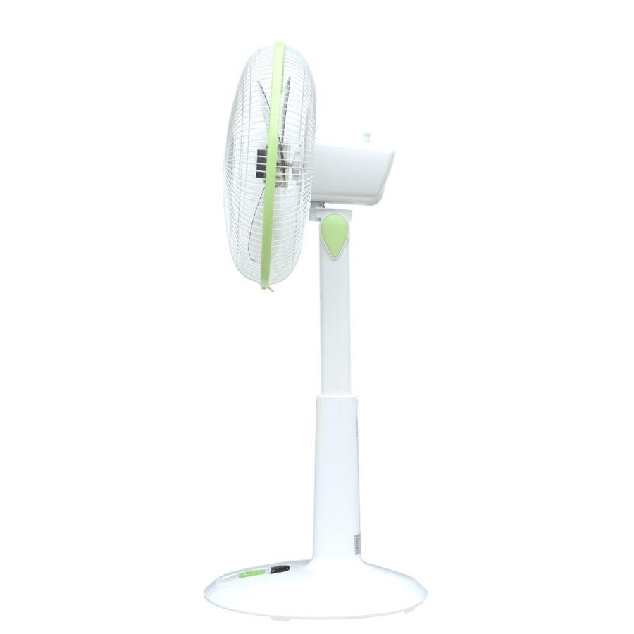 SPT 14-in 3-Speed Indoor White Stand Fan in the Portable Fans ...