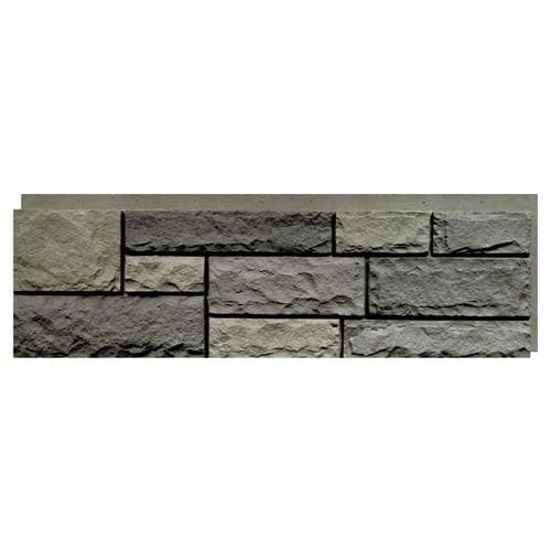 NextStone Random Rock 19-sq ft Mountain Shadow Faux Stone Veneer in the ...