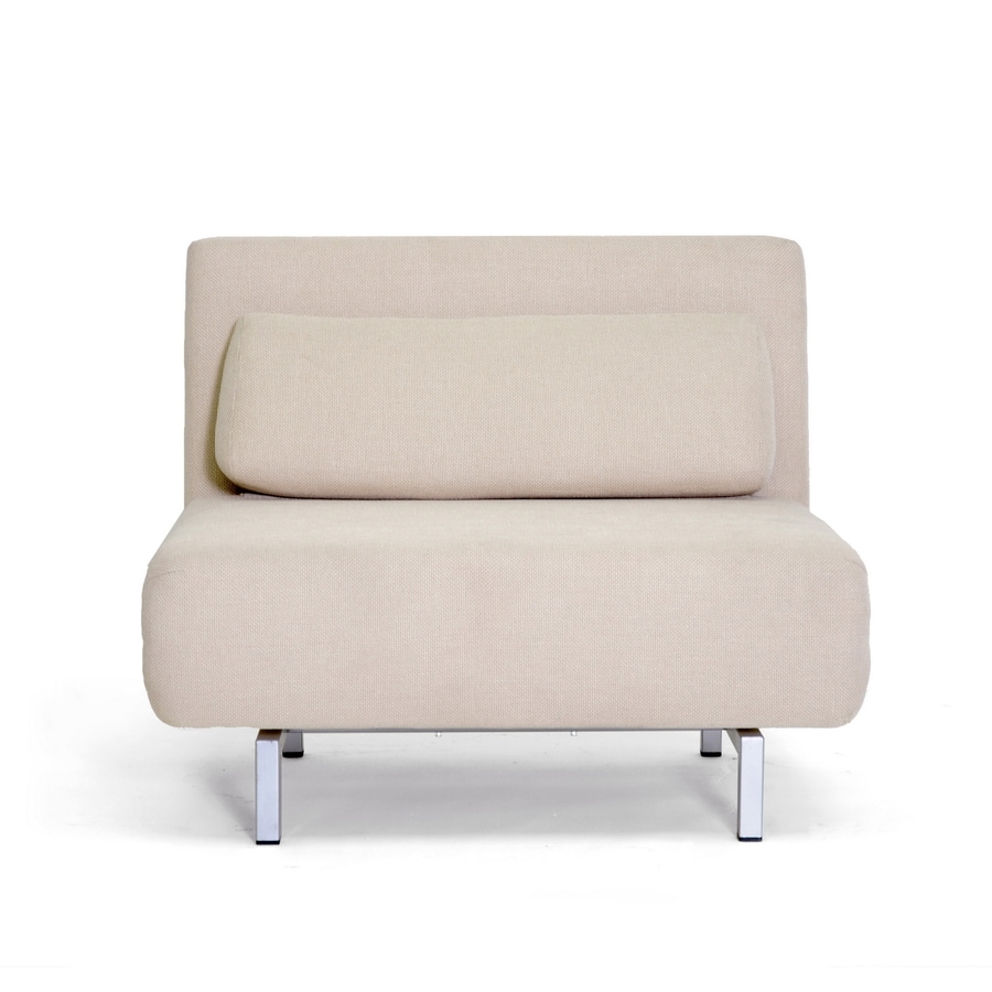 Baxton Studio Cream Contemporary/Modern Polyester Futon at Lowes.com