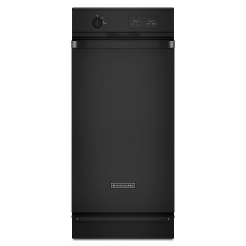 KitchenAid 15" Black Trash Compactor in the Trash Compactors department ...