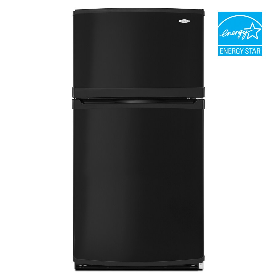 MaytagÂ® 22 Cu. Ft. Top Mount Refrigerator (Color: Black) ENERGY STARÂ ...