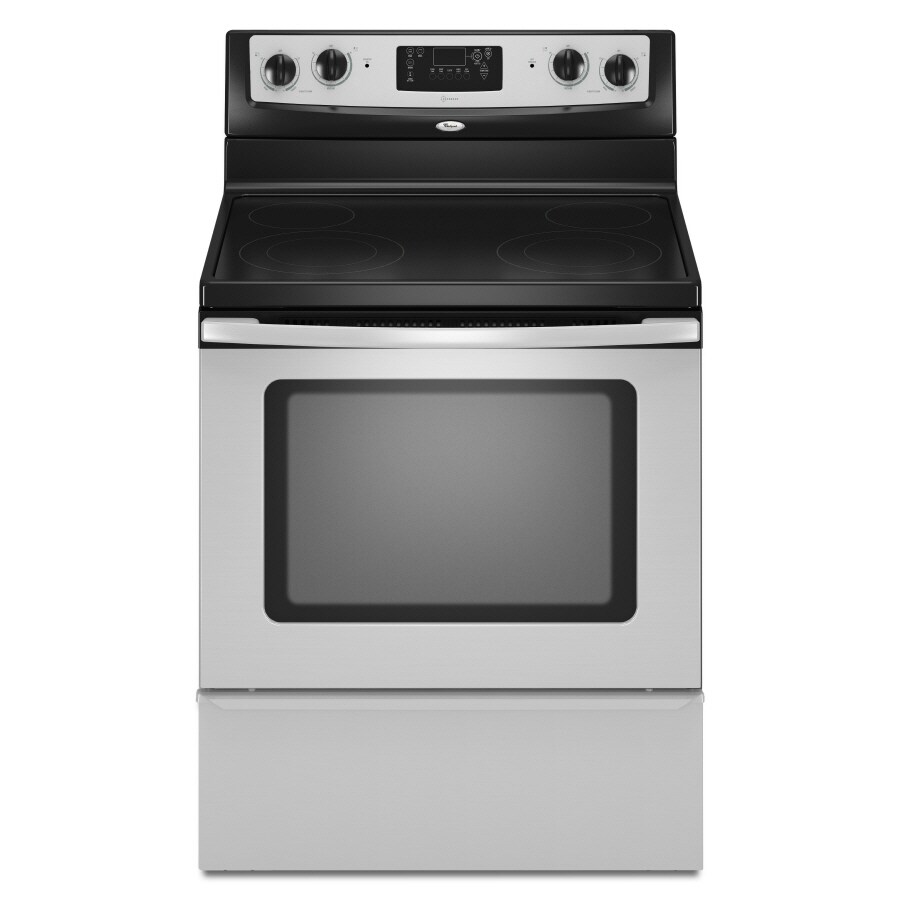 WhirlpoolÂ® 30-in Self-Cleaning Freestanding Electric Range at Lowes.com