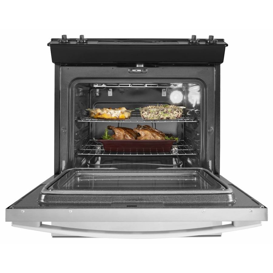 Whirlpool 30-in Smooth Surface 4.5-cu ft Self-Cleaning Drop-In Electric ...
