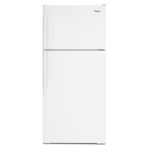 Whirlpool 14.4-cu ft Top-Freezer Refrigerator (White) at Lowes.com