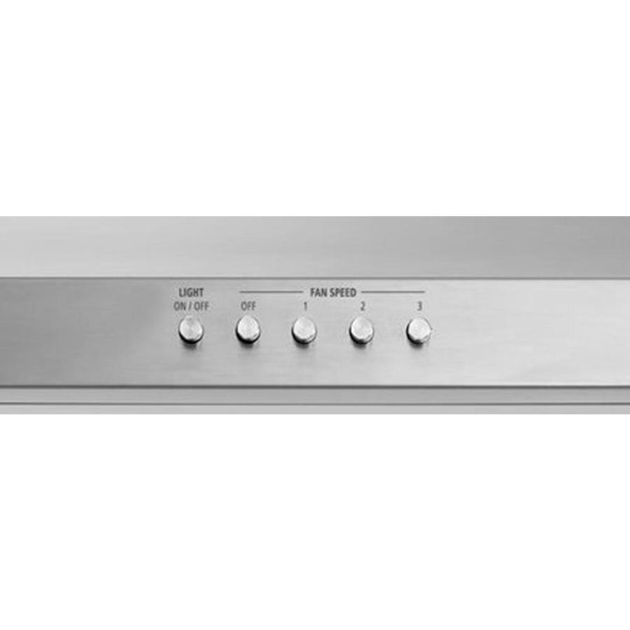 Whirlpool 36-in Convertible Stainless Steel Undercabinet Range Hood in ...
