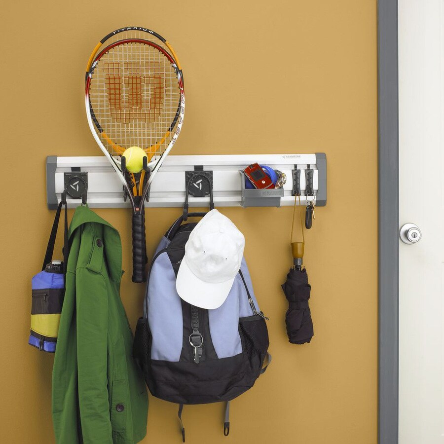 Gladiator GearTrack 8-Piece 32-in Varied Storage Rail Accessory Starter ...