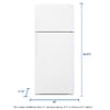 Whirlpool 16-cu ft Top-Freezer Refrigerator (White) at Lowes.com