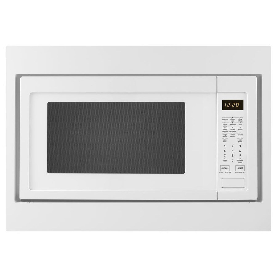 Whirlpool 2.2-cu ft 1200-Watt Countertop Microwave (White) at Lowes.com