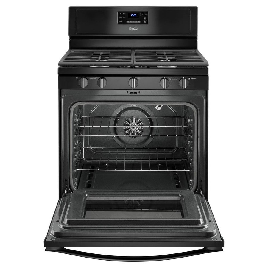 Whirlpool 5-Burner Freestanding 5-cu ft Self-cleaning Convection Gas ...