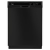 Whirlpool 63-Decibel Built-in Dishwasher (Black) (Common: 24-in; Actual ...
