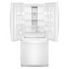 Whirlpool 19.6-cu ft French Door Refrigerator with Ice Maker (White) at ...